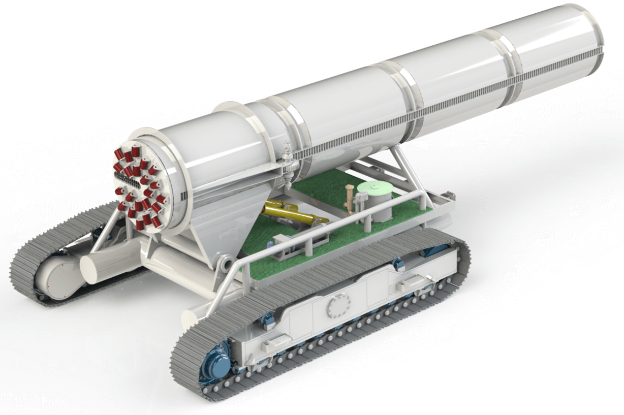 UMS - Crawler mounted underwater bulk sampling drill rig - Underwater ...