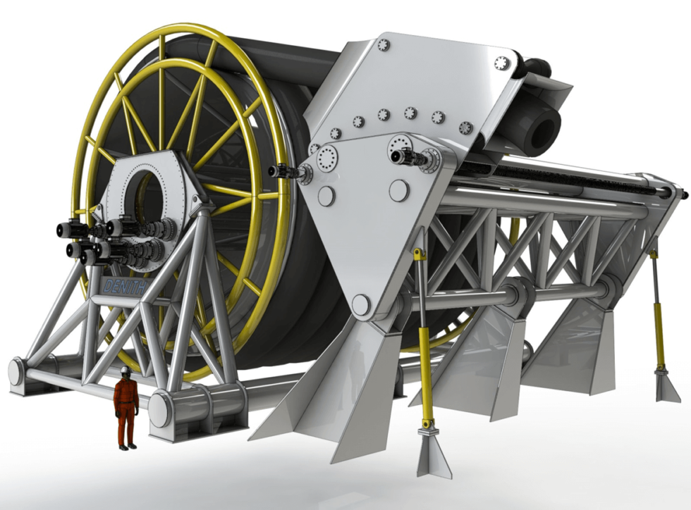 UMS - Hose reeler and level winder - Underwater Mining Solutions